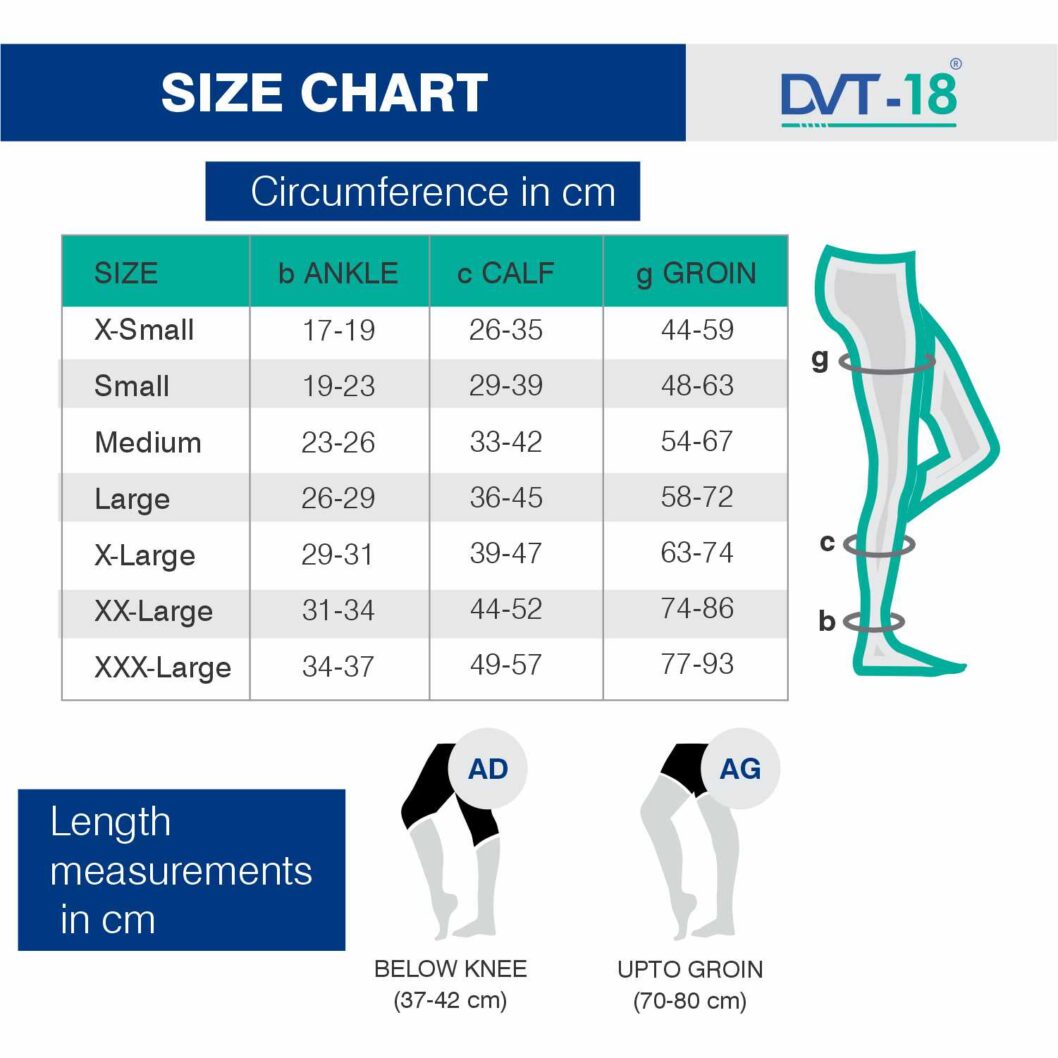 DVT-18 Anti-Embolism Stockings - Dynamic Techno Medicals
