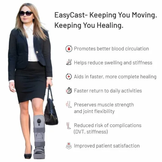 Easycast Pneumatic Walker - Dynamic Techno Medicals